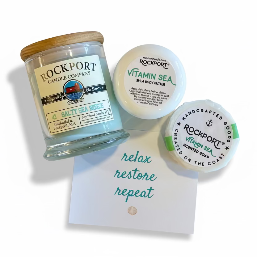 Relax & Restore Spa Gift Set - Coastal Scents | Rockport Candle Company